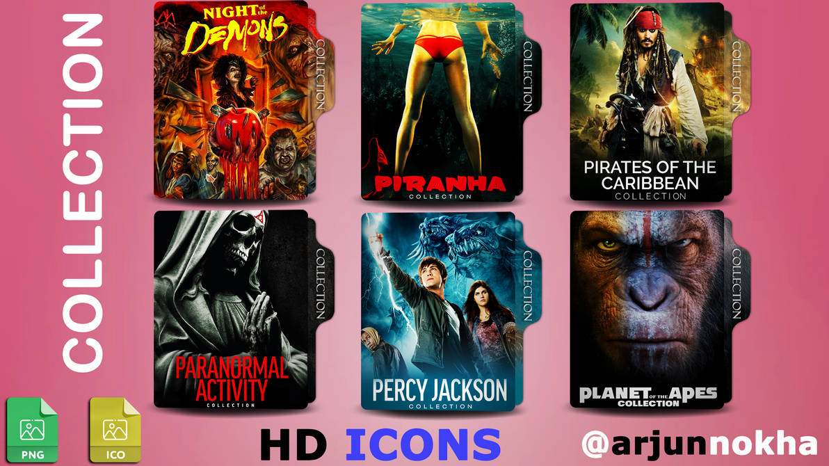 Movie Collections Folder Icons Pack 11 by arjunnokha on DeviantArt