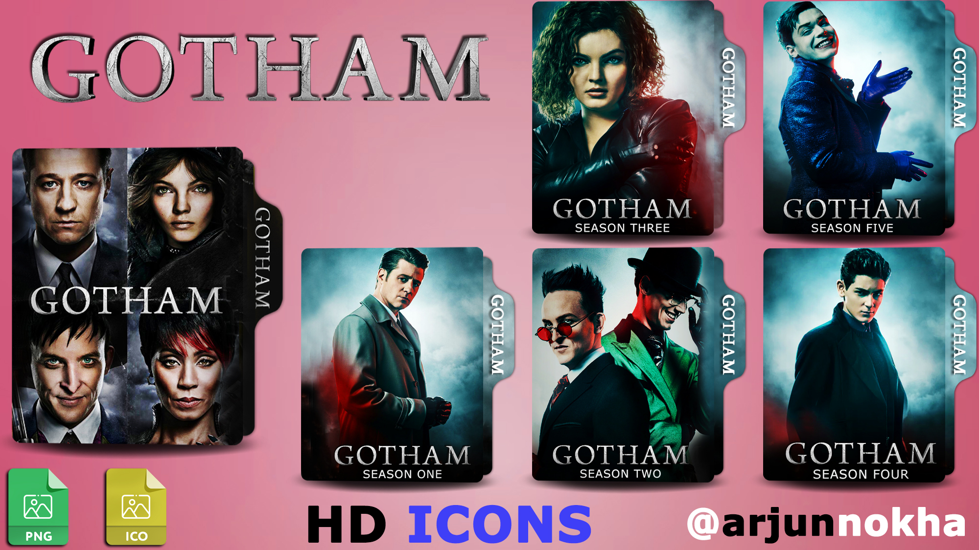 Gotham (2014-2019) Folder Icons by arjunnokha on DeviantArt