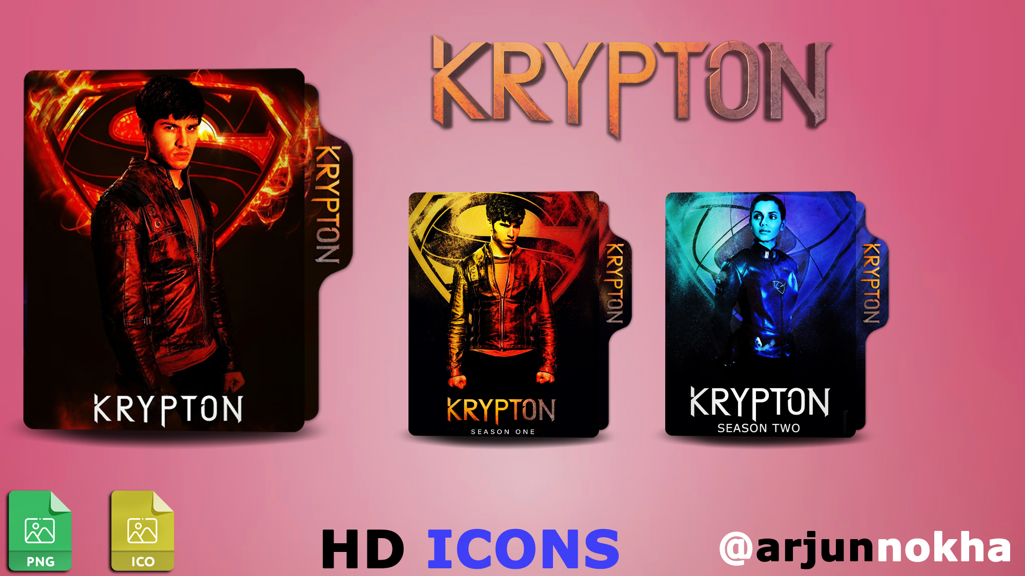 Krypton (2018-2019) Folder Icons by arjunnokha on DeviantArt