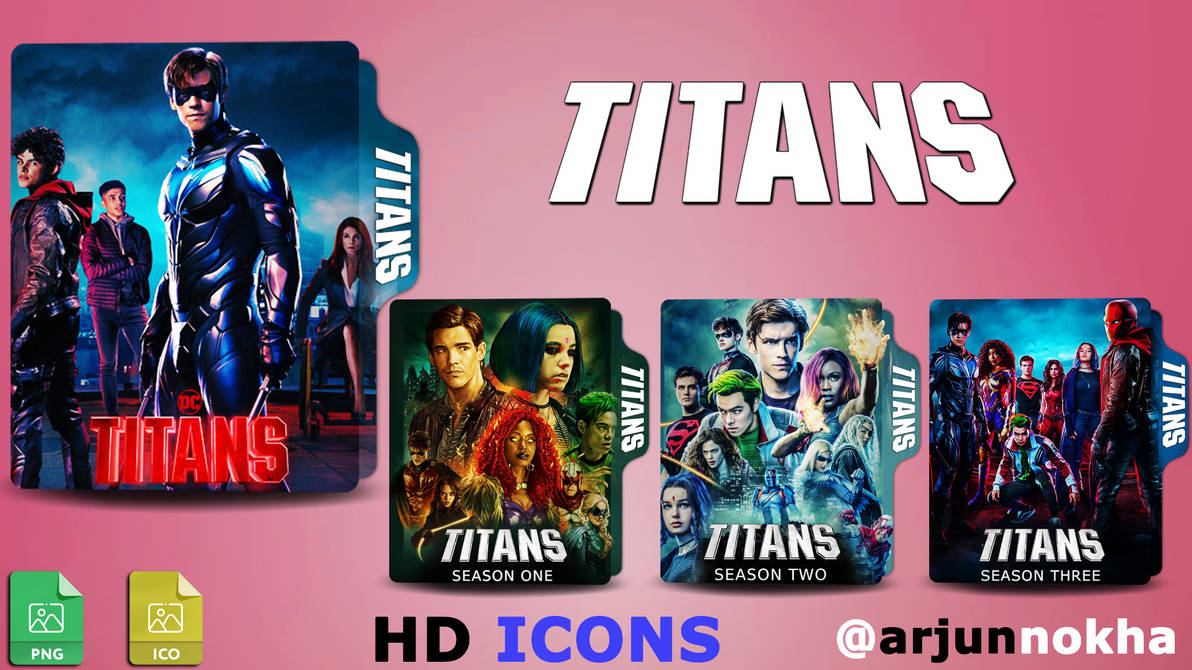 Titans (2018-2022) Folder Icons by arjunnokha on DeviantArt