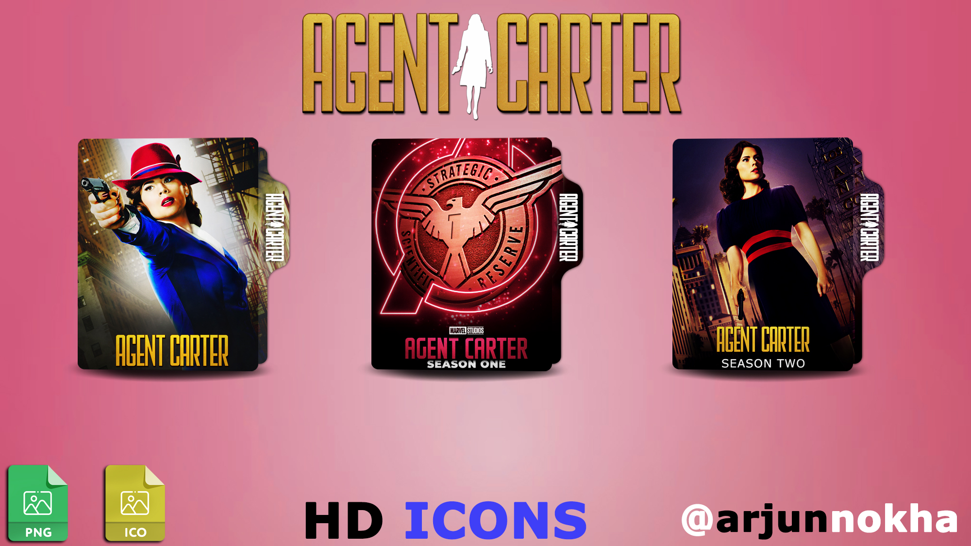 Marvel's Agent Carter (2015-2019) Folder Icons by arjunnokha on DeviantArt
