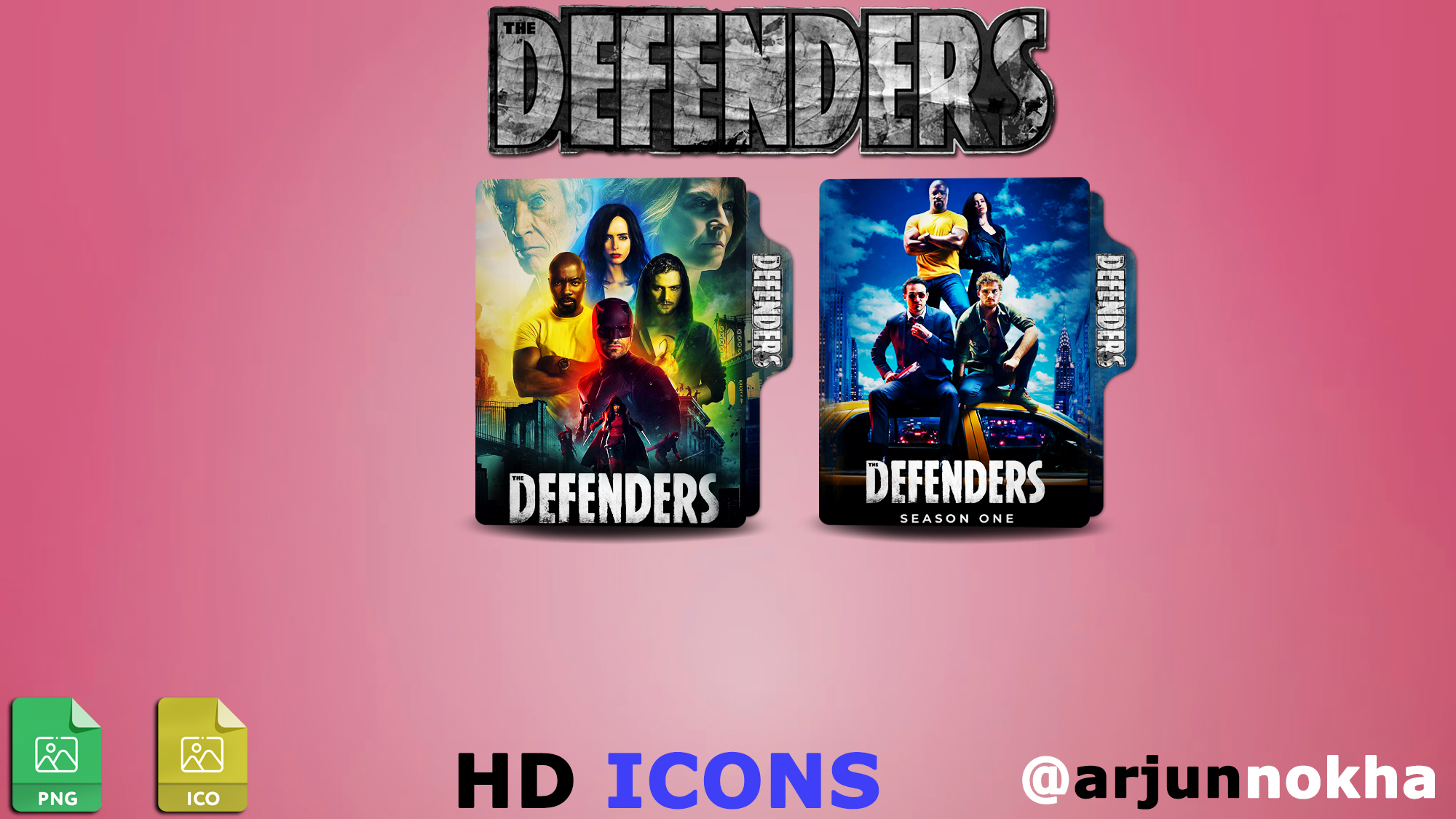 Marvel's The Defenders (2010-2011) Folder Icons by arjunnokha on DeviantArt