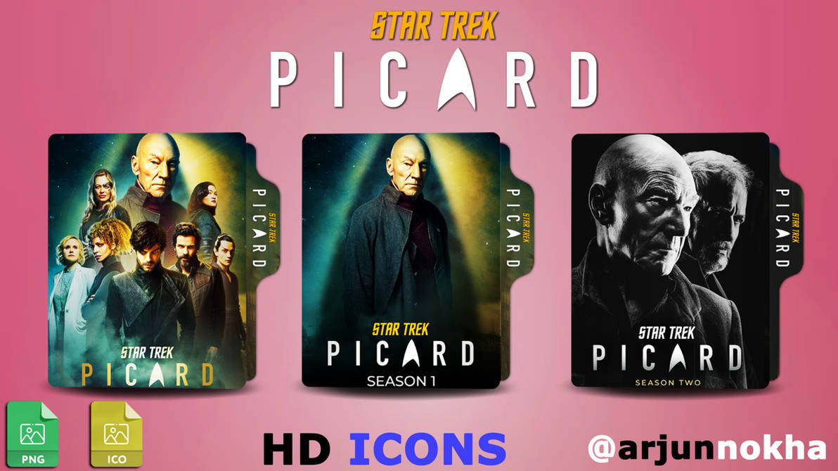Star Trek Picard (2020-2022) S01-S02 FOlder Icons by arjunnokha on ...