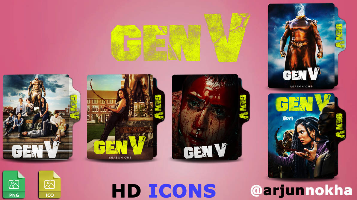 Gen V (2023) S01 Folder Icons by arjunnokha on DeviantArt