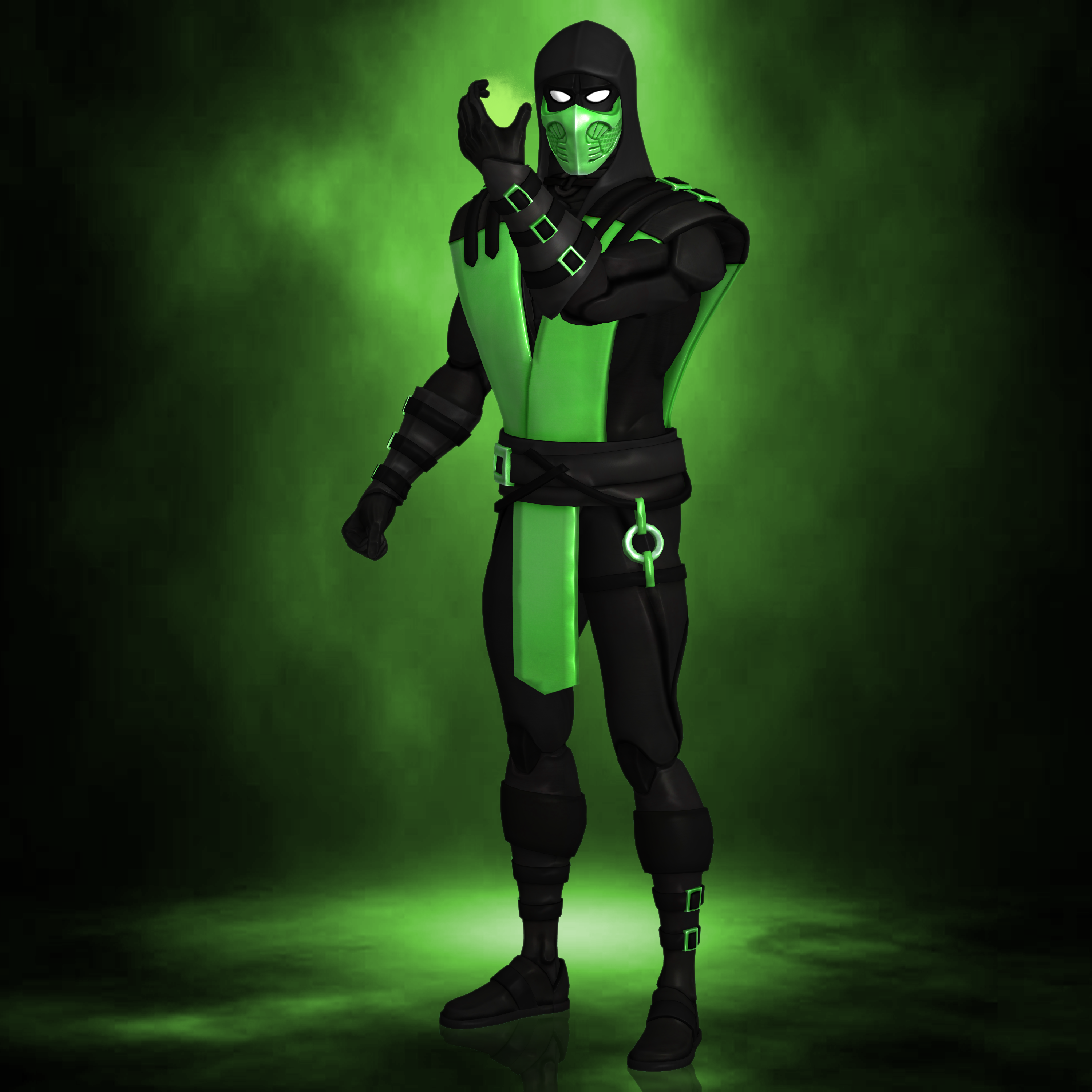 MKX Retexture: Steel Reptile by TheG-Flash on DeviantArt