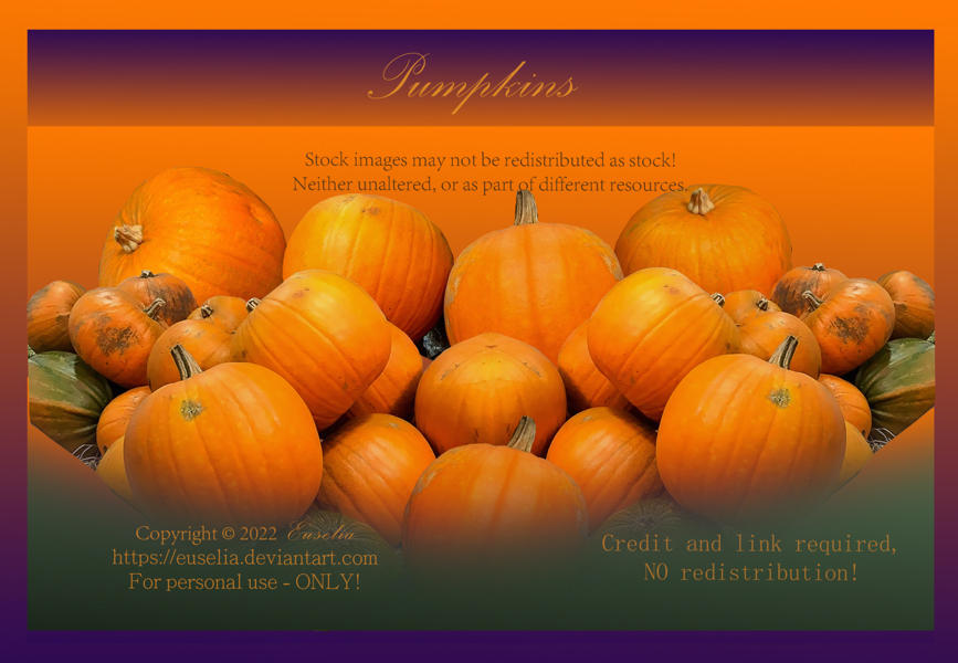 PNG-files - Pumpkins by Euselia on DeviantArt