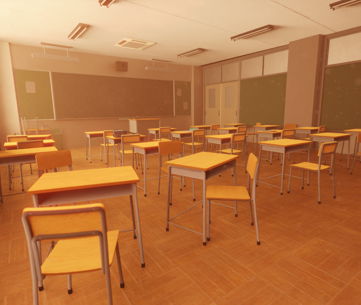 [Stage] Classroom (Honey Select 2) FBX | DL by NekoPixil on DeviantArt