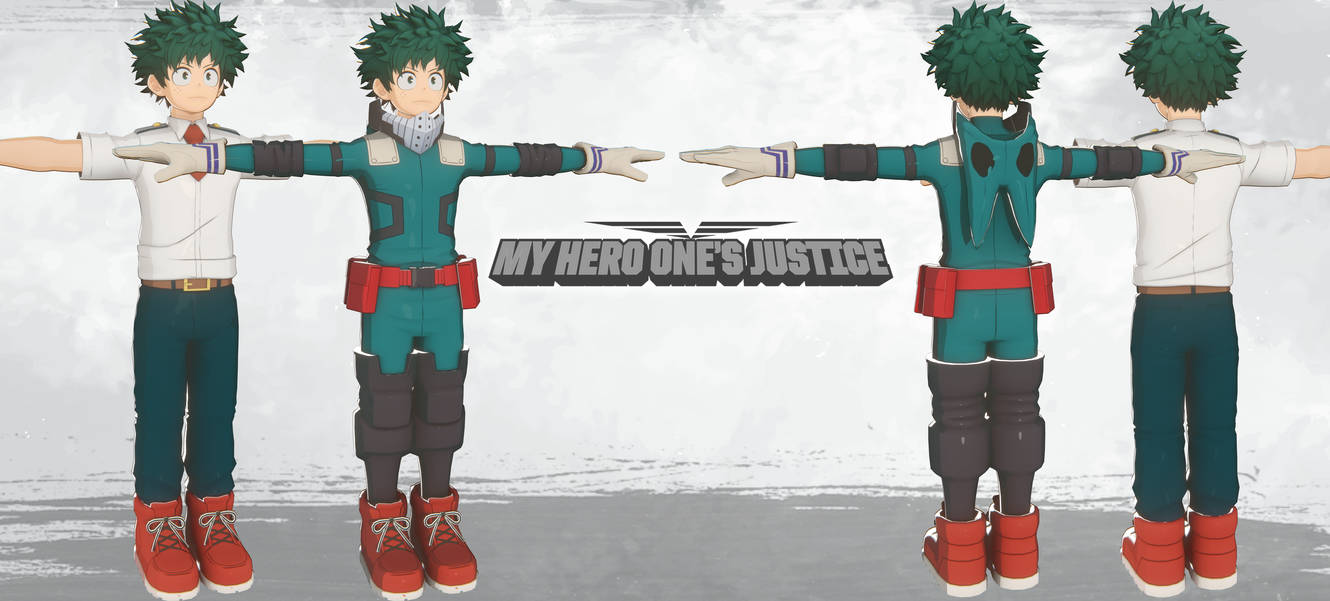 [FBX] Izuku Midoriya (My Hero One's Justice) | DL by NekoPixil on ...