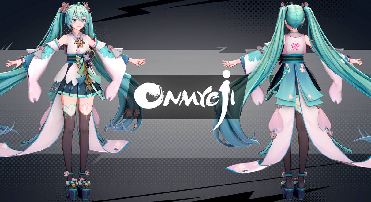 [FBX] Hatsune Miku (Onmyoji) | DL by NekoPixil on DeviantArt
