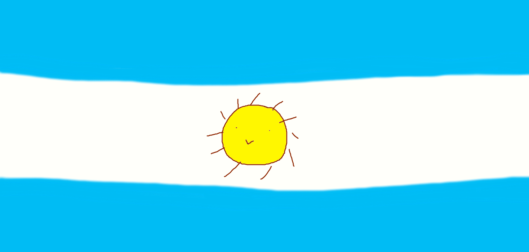 Homemade Argentina Flag by PiggyTera on DeviantArt