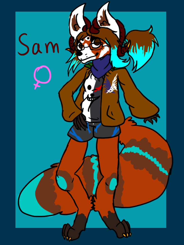 Sam Ref (Fursona) by voidmemes on DeviantArt