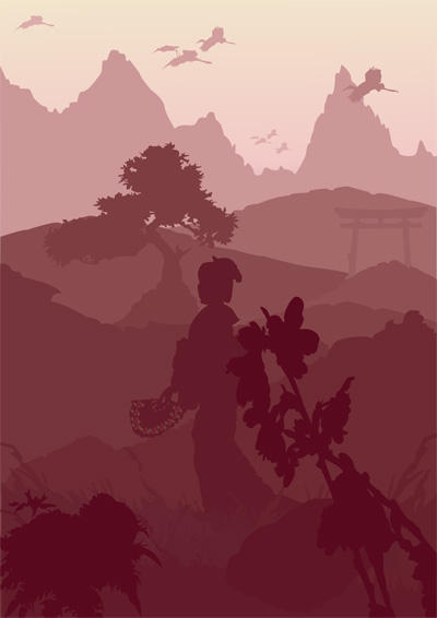 Monochromatic Japan by Shmelanna on DeviantArt