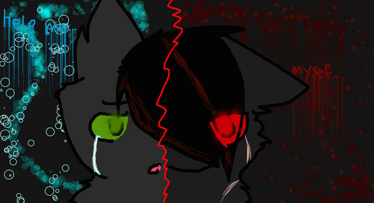 Two sides of me... by Darkeh12 on DeviantArt