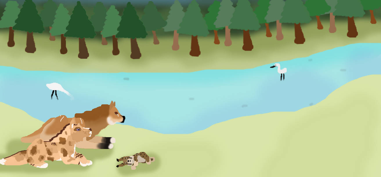 Teaching Kat how to hunt by J4-Coltrain on DeviantArt