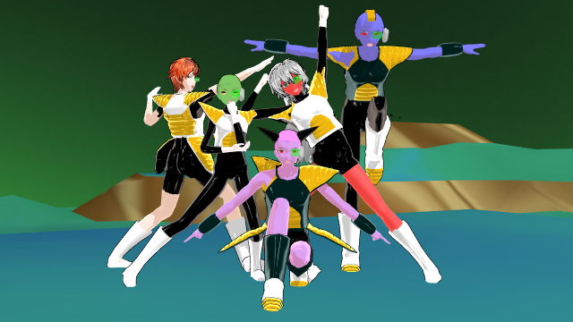 [MMD] Ginyu Force [MODEL DOWNLOAD] by TwilightMistressAsh on DeviantArt