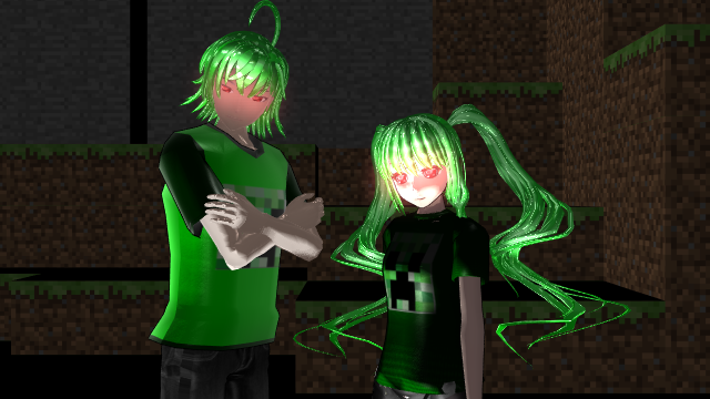 Mmd Model Download Human Minecraft Creepers By Twilightmistressash On