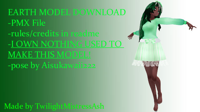 {MMD MODEL DOWNLOAD} PLANET SERIES: EARTH by TwilightMistressAsh on ...
