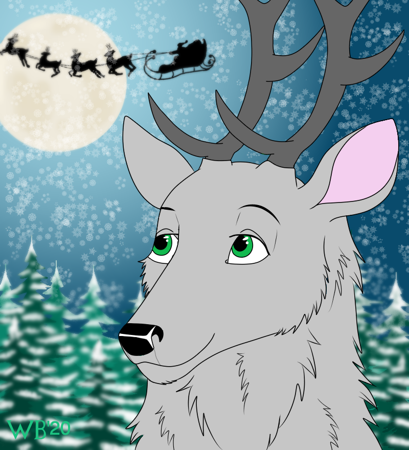Free Holiday Reindeer/Deer Base! by FallowFrontier on DeviantArt