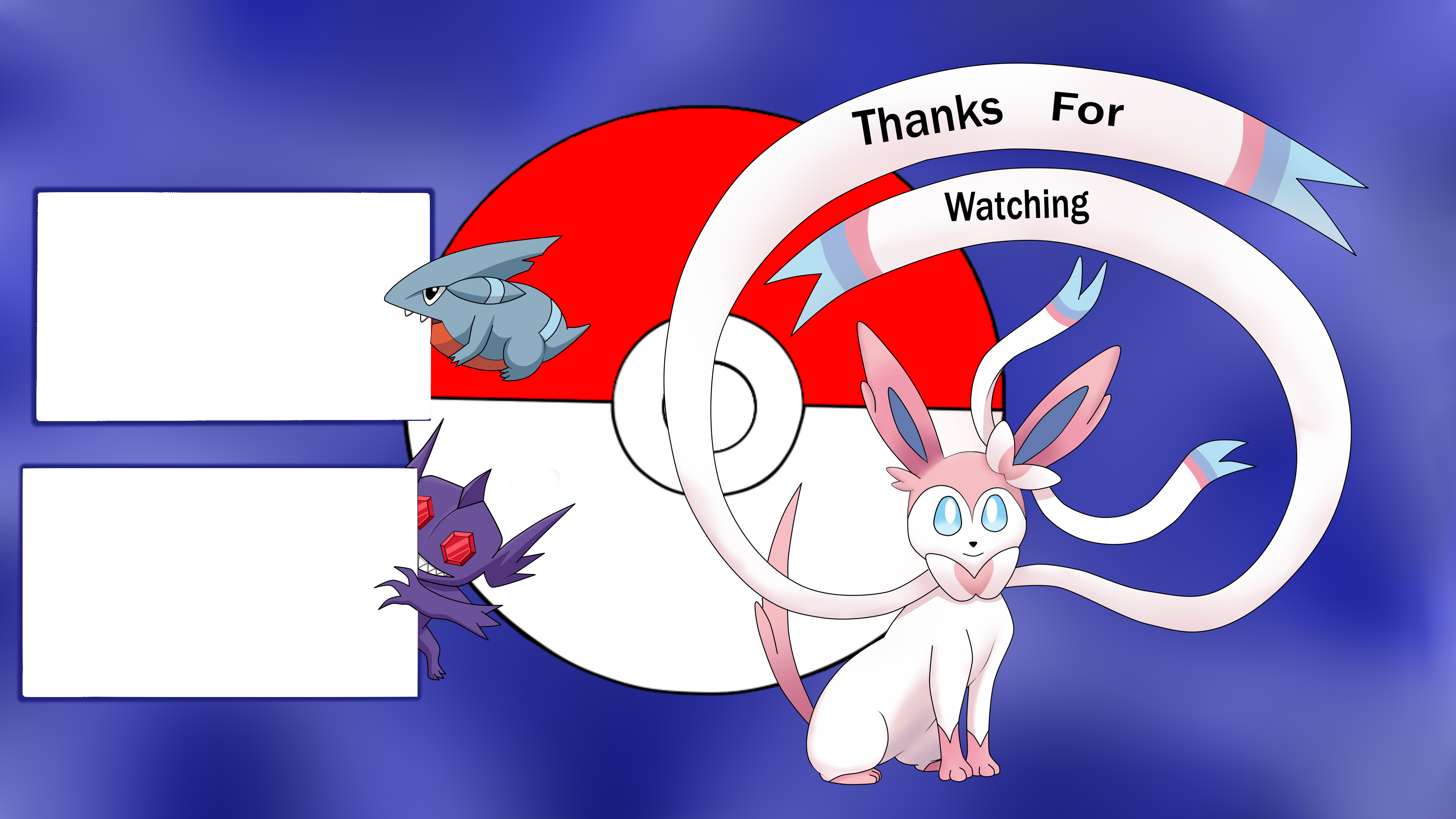 Pokemon Themed Outro skin for video by The-Lil-Eevee on DeviantArt