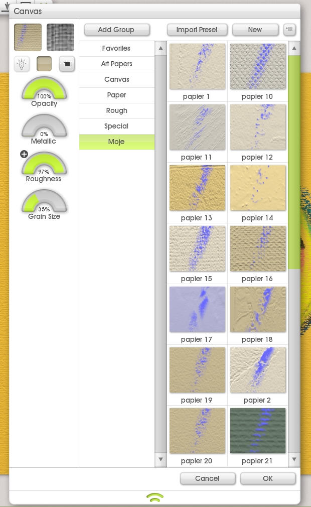 Artrage custom canvas vol. 1 by pebe1234 on DeviantArt