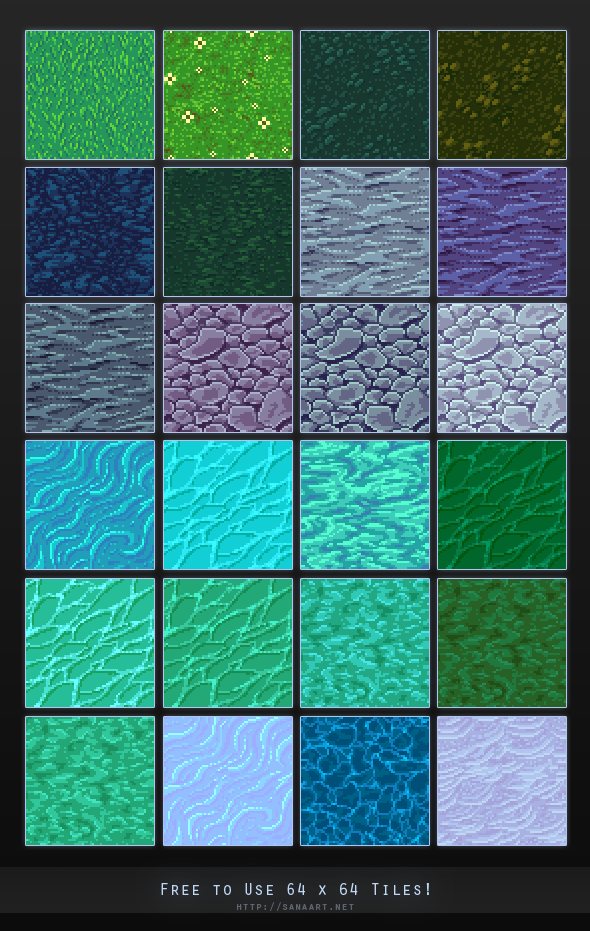Free to Use 64 x 64 Tiles! by fang on DeviantArt
