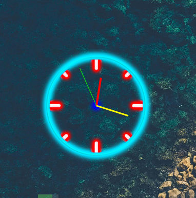 Neon Clock ST by ManiFastStas on DeviantArt