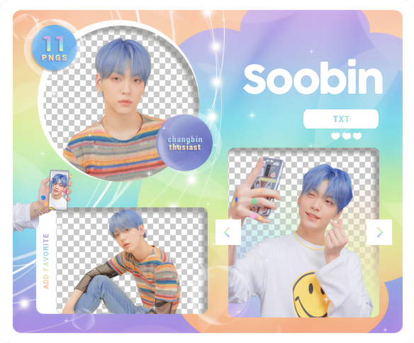 PNG Pack TXT Soobin (Minisode Blue Hour Concept R) by changbinthusiast ...