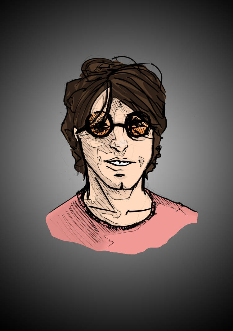 A quick sketch of John Lennon by nStavrianos on DeviantArt