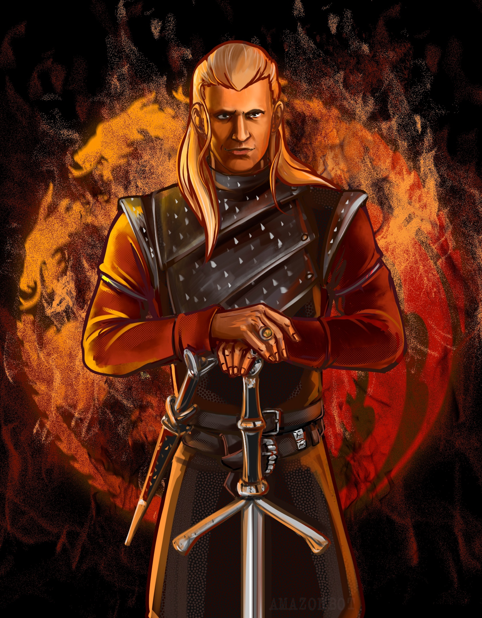 House of the Dragon: Prince Daemon Targaryen by Amazonbot on DeviantArt