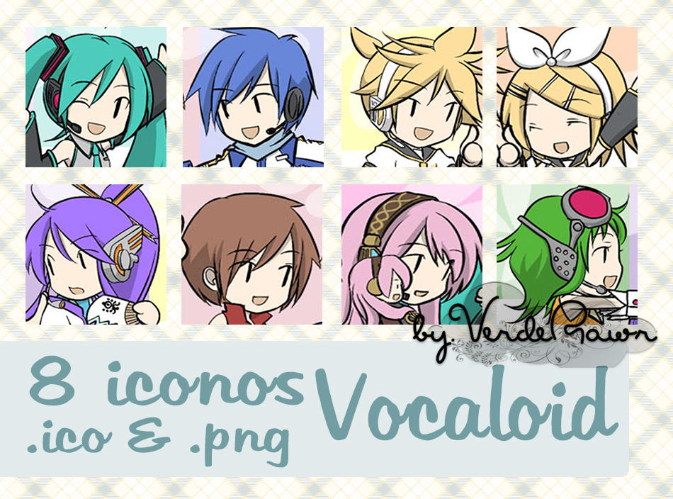 Iconos Vocaloid by verderawr on DeviantArt