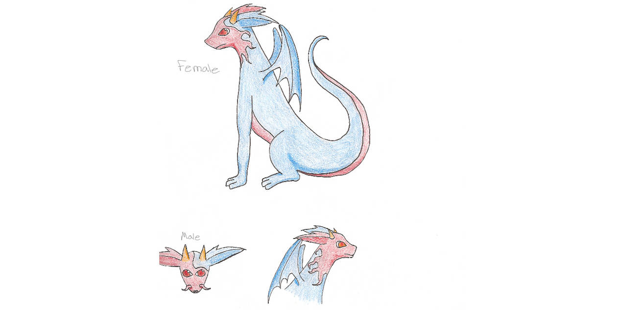 Dragon type eevee by Ashdragon777 on DeviantArt