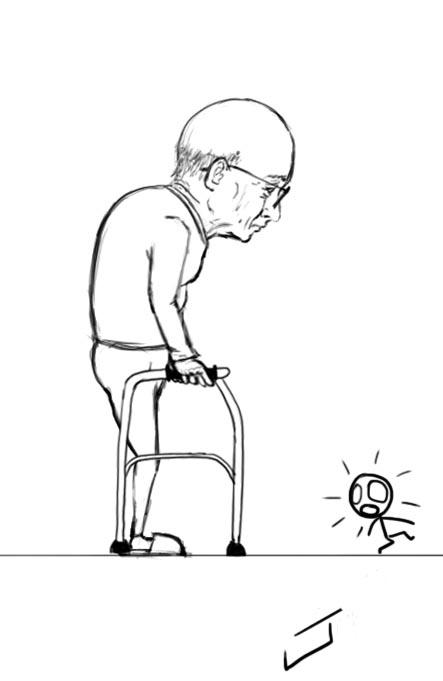 old man walk cycle by supermoto77 on DeviantArt