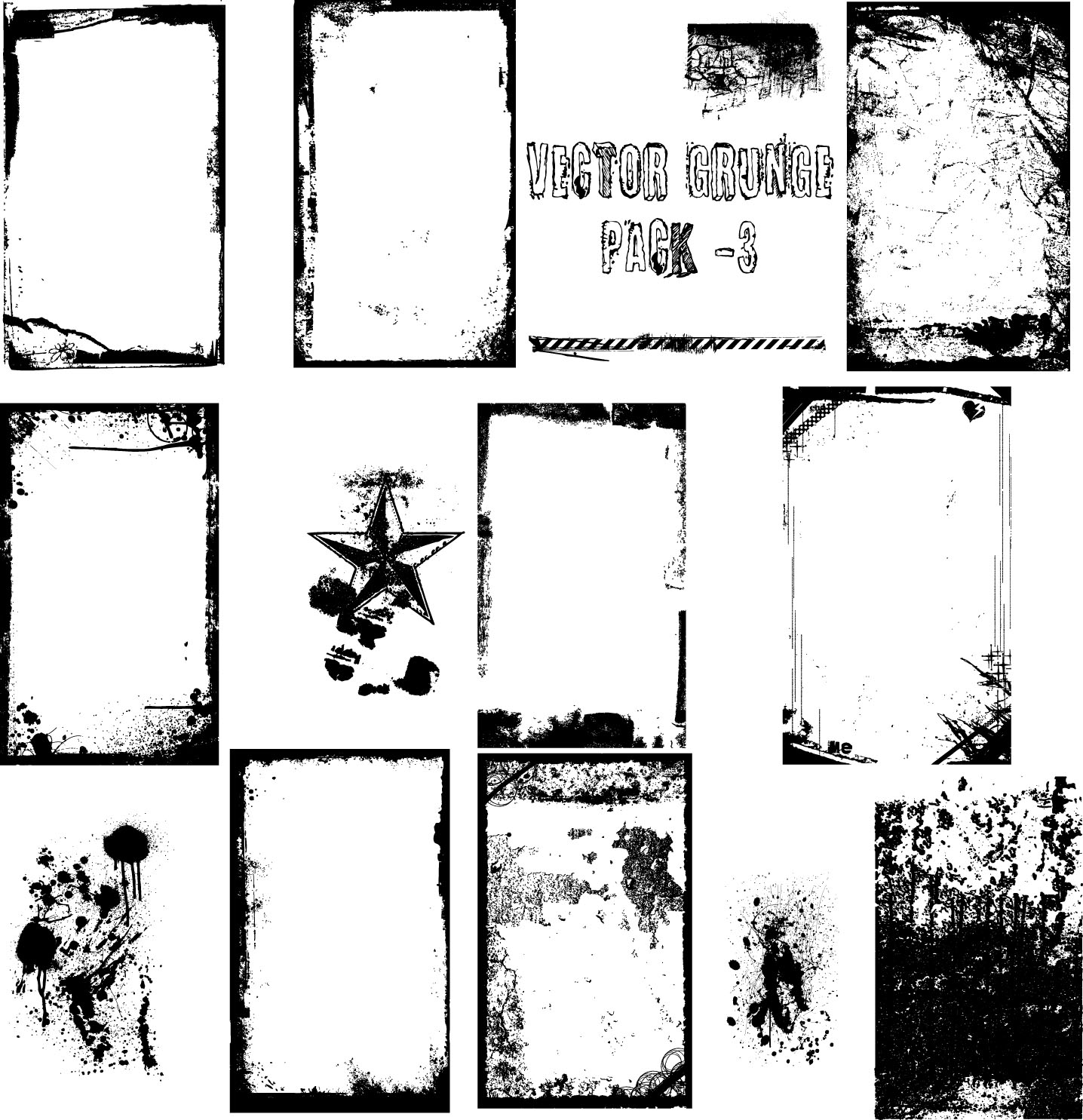 Vector Grunge Pack 3 by HGGraphicDesigns on DeviantArt