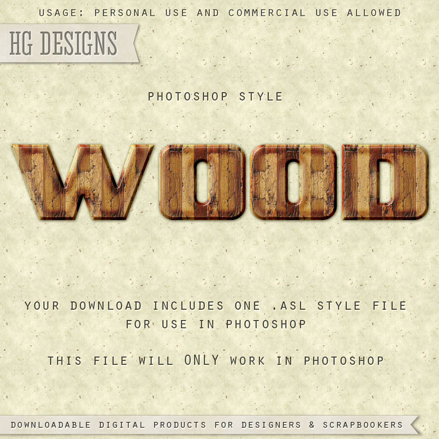 PS Style: WOOD by HGGraphicDesigns on DeviantArt