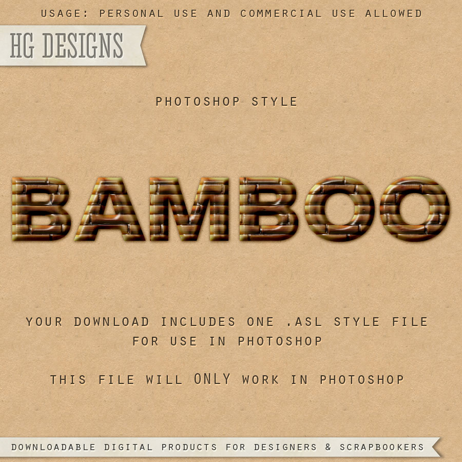 PS Style: BAMBOO by HGGraphicDesigns on DeviantArt