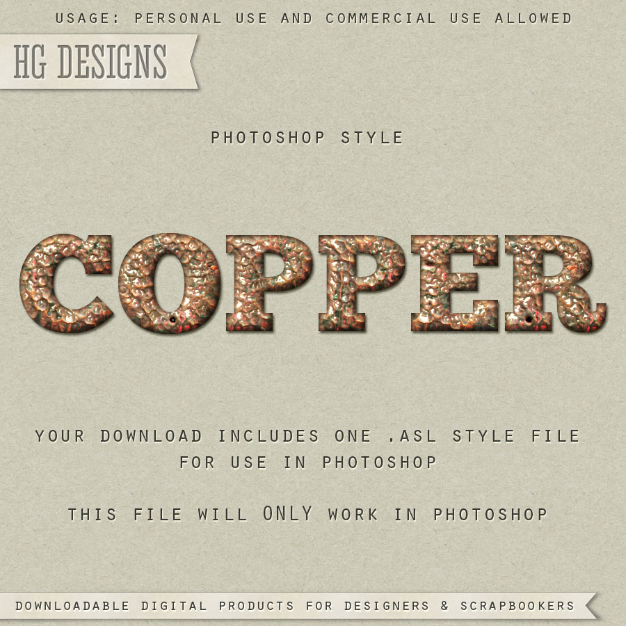 PS Style: COPPER by HGGraphicDesigns on DeviantArt