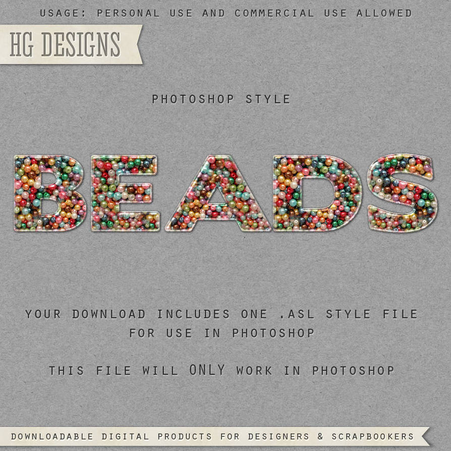 PS Style: BEADS by HGGraphicDesigns on DeviantArt