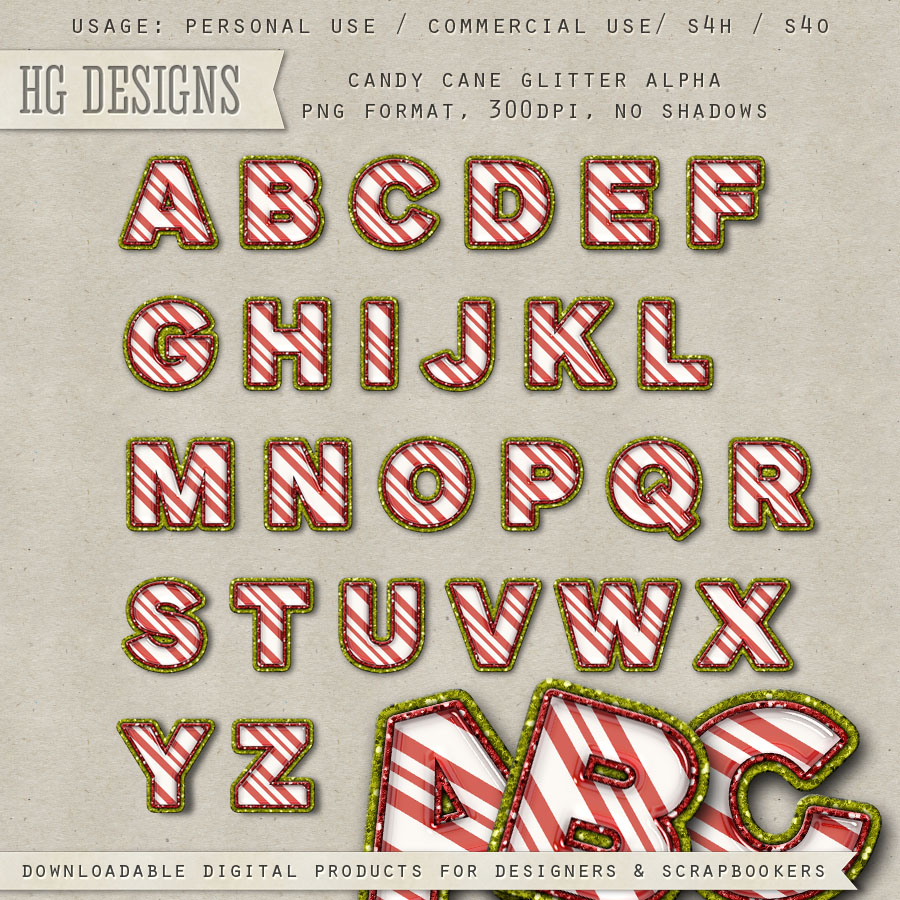 Alpha: Candy Cane Glitter by HGGraphicDesigns on DeviantArt