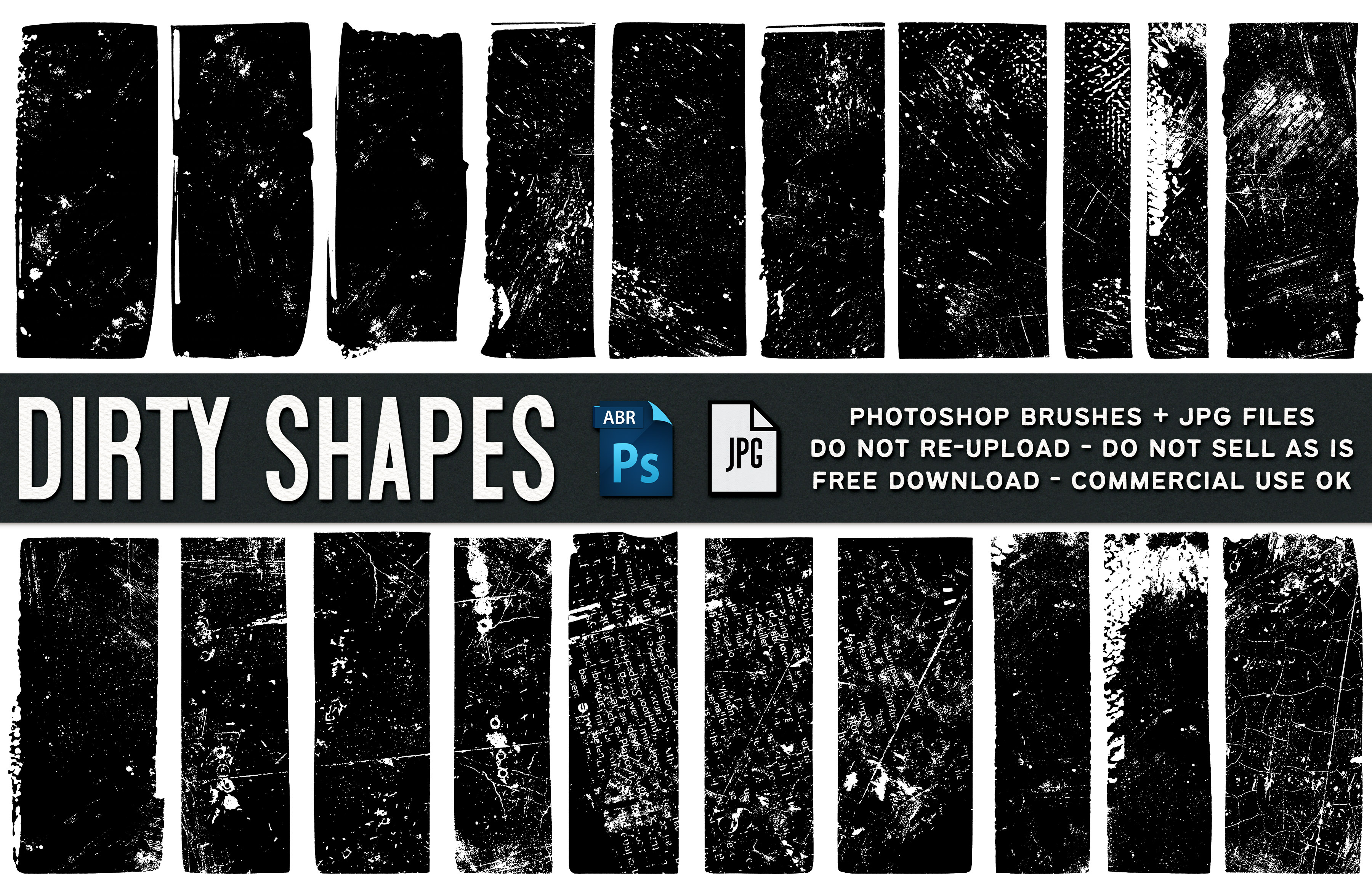 Free Dirty Shapes Photoshop Brushes And Jpg Files by HGGraphicDesigns ...