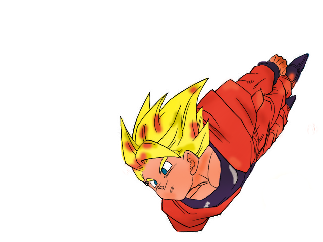 Vegeta Flying by pixelpenz on DeviantArt