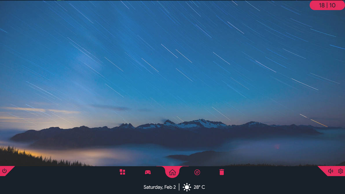 Moderate Rainmeter 1.1 by HarryAwanda on DeviantArt