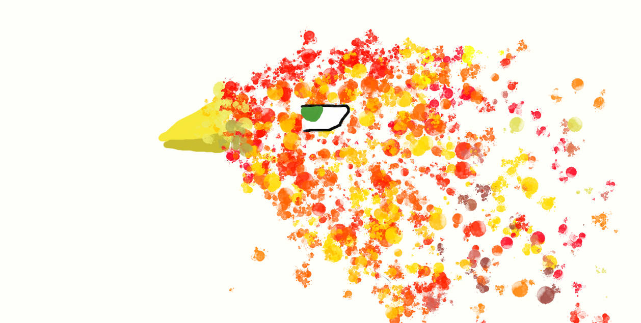 Flaming Bird by twerkymop on DeviantArt