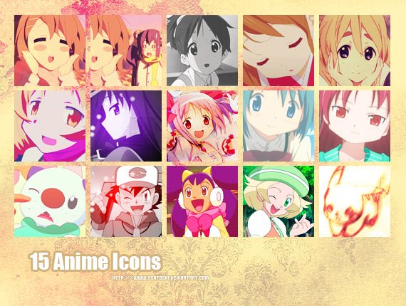 Anime Icons pack by xSatoshi on DeviantArt