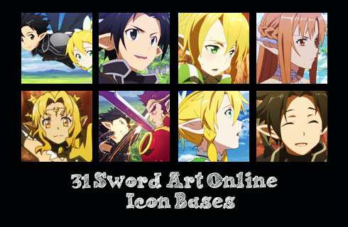 Sword Art Online - Icon Bases by xSatoshi on DeviantArt