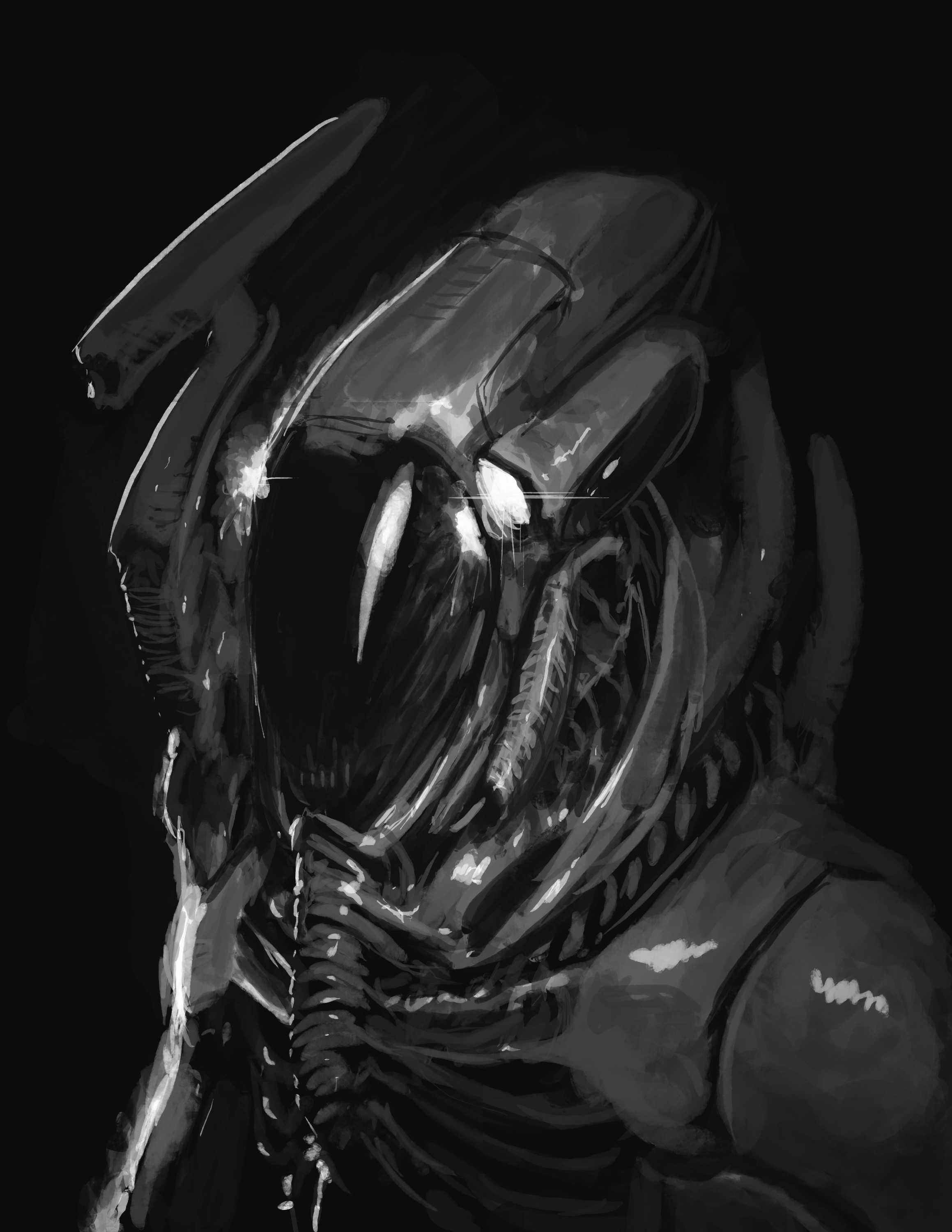 Alien space suit sketch by edsfox on DeviantArt