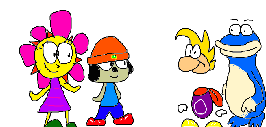 Crossover: Rayman x Parappa by RipperRoo128 on DeviantArt