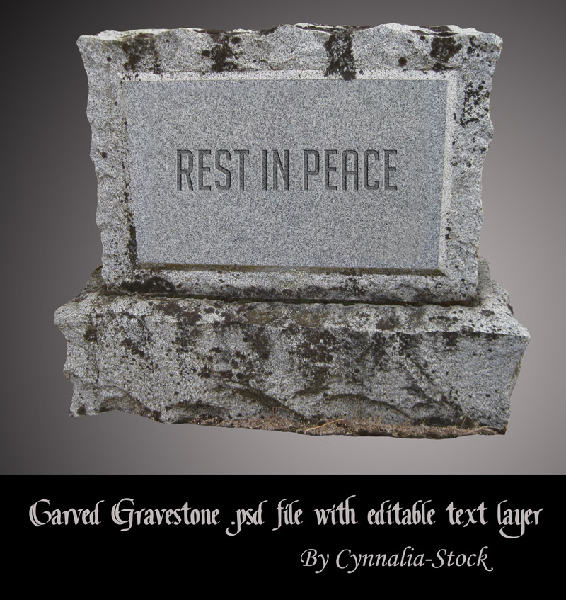 Carved Gravestone by Cynnalia-Stock on DeviantArt