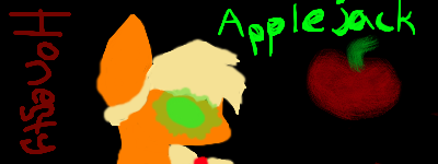 Applejack Signature Banner by Scratching1 on DeviantArt