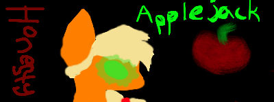 Applejack Signature Banner by Scratching1 on DeviantArt