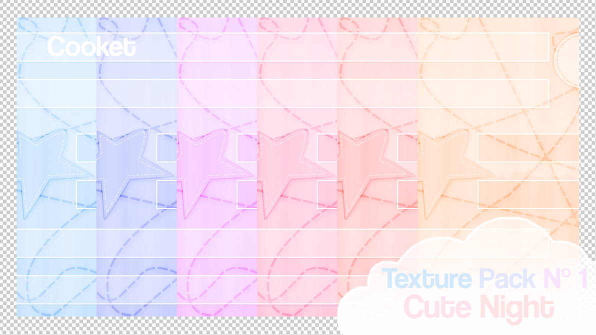 Texture Pack #1 Cute Night by M-Cooket on DeviantArt